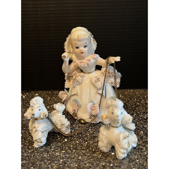 Fairylite Foreign | Accents | Vintage Fairylite Foreign Porcelain Girl ...